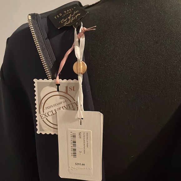 Ted Baker London | Dresses | Ted Baker Navy Blue Scuba Dress | Poshmark